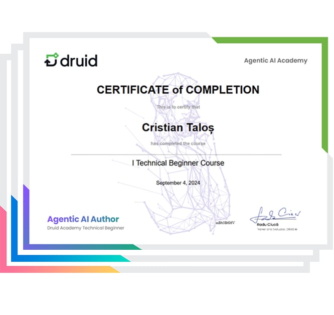 Free Agentic AI and Intelligent Automation Courses - Druid AI Academy