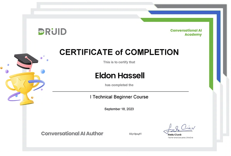 Free Conversational AI Courses - Join the DRUID AI Academy today!