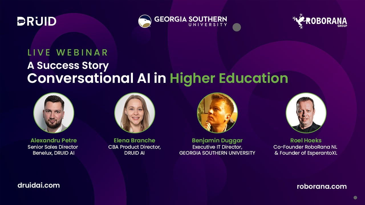 Webinars and events - DRUID Conversational AI