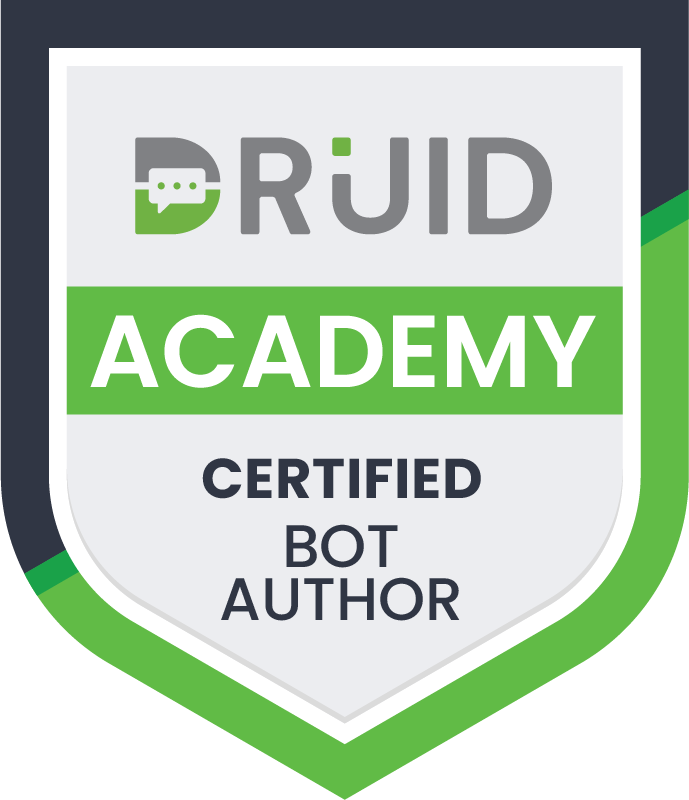 Free Conversational AI Courses - Join the DRUID AI Academy today!