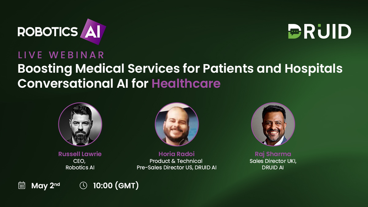 Webinars and events - DRUID Conversational AI