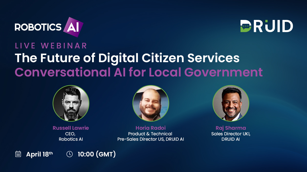 Webinars and events - DRUID Conversational AI